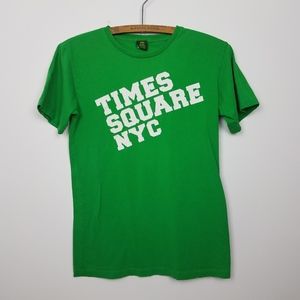 MTV | Shirts | Mtv Times Square Nyc T Shirt Green | Poshmark